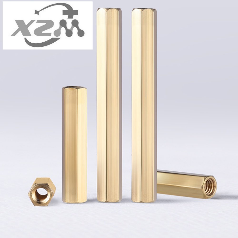 Complete Sizes] M3-M4 Brass Double-Headed Isolation Column Nut Support ...