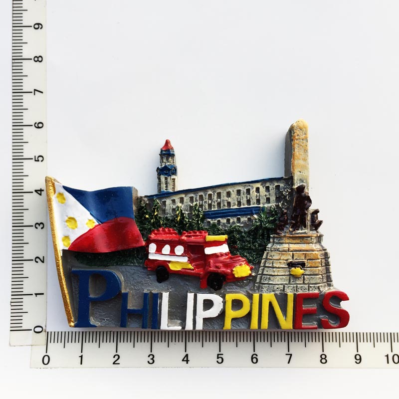 Philippines Manila Rizal Monument landmark Refrigerator Magnets 3D ...