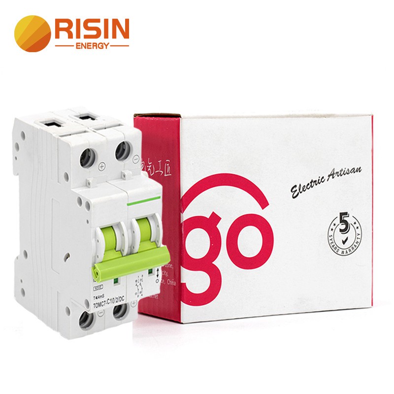 Professional Supply RISIN TOMC7-63DC MCB 2P 40A 12V-550V Curve C DC ...