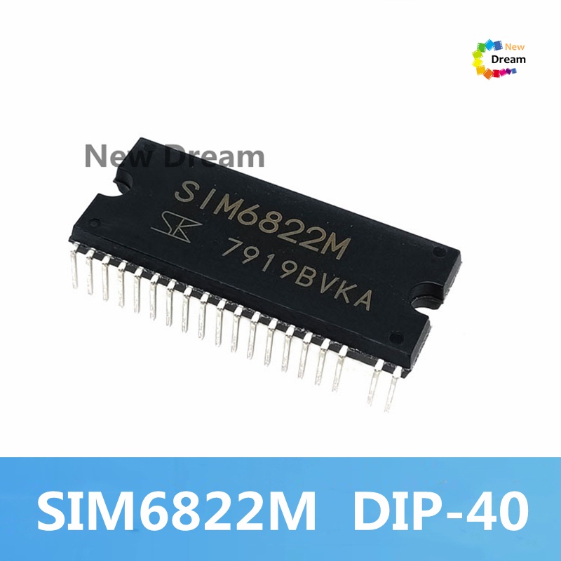 Original 1Pcs SIM6822M DIP-40 SIM6822 DIP40 5A 400V High voltage 3 ...