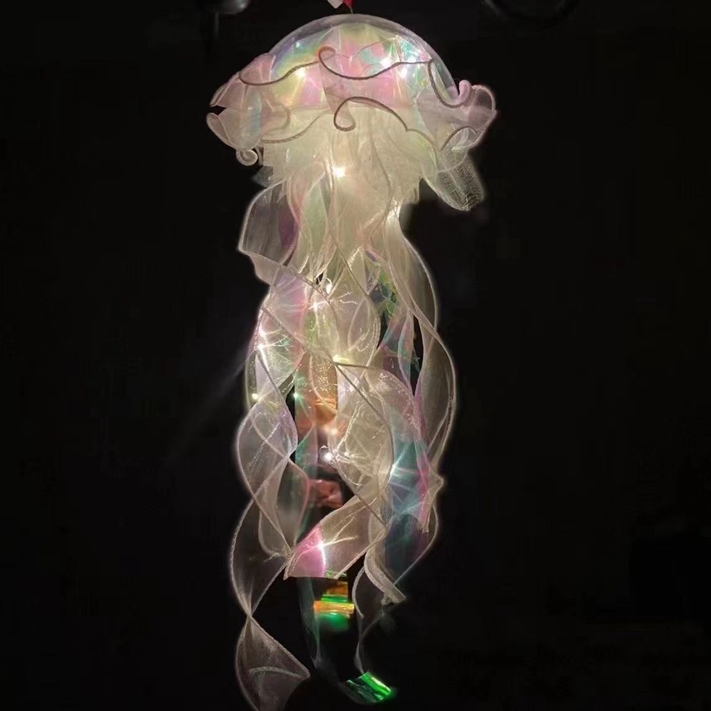 Mermaid Party Jellyfish Lantern Light Hanging Lamp Under The Sea Party ...