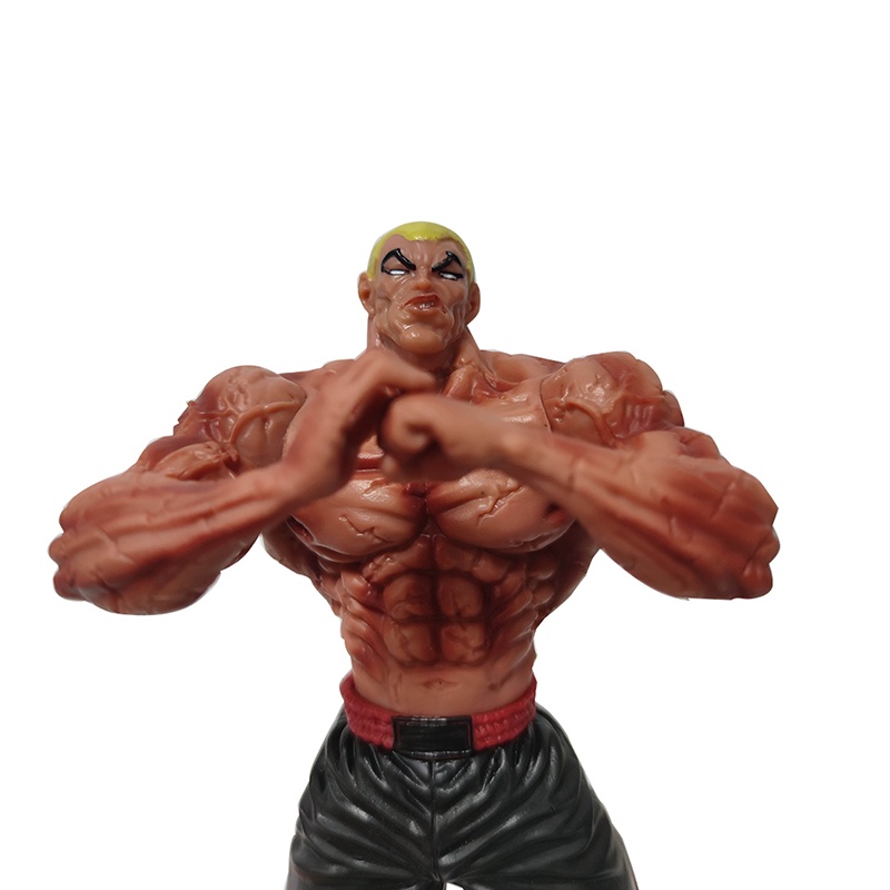 HOT 22cm Baki Jack Hanma Anime Figure Baki Hanma Action Figure Biscuit ...