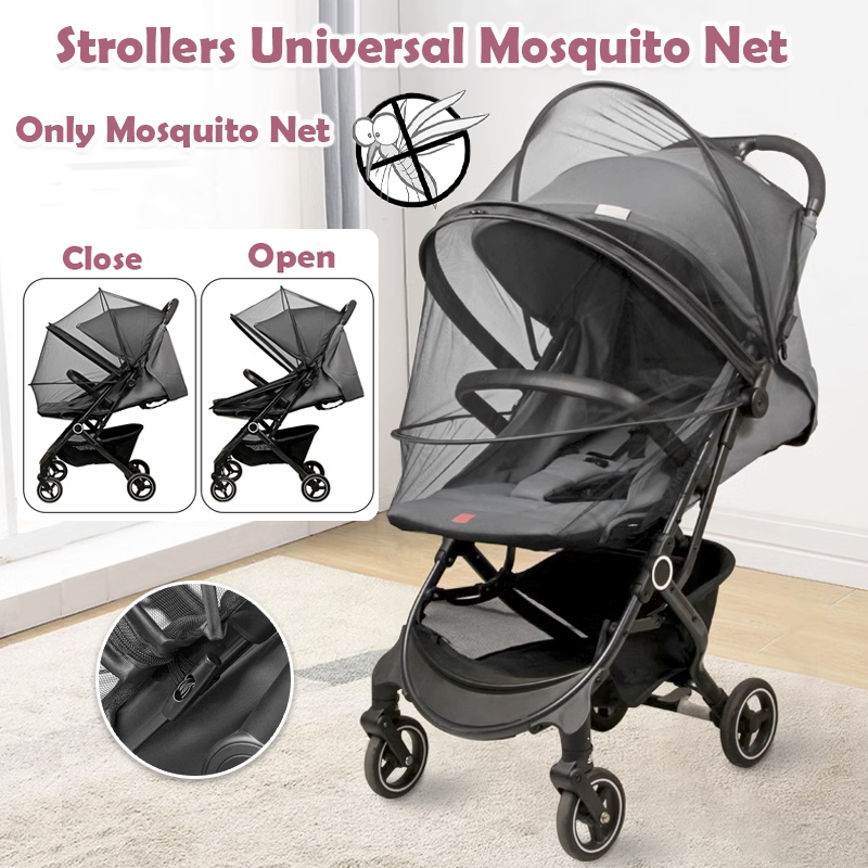 Baby Stroller Mosquito Net Universal Full Cover Mosquito Netting ...