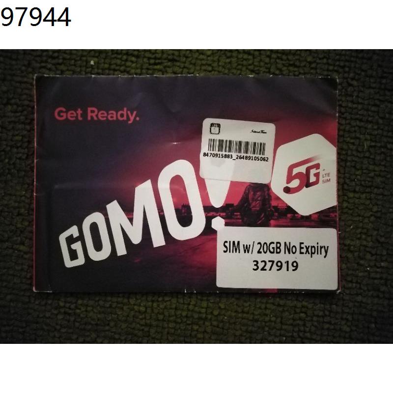 gomo sim Gomo Sim 20 GB / 30GB no expiry /5GLTE sim | Shopee Philippines