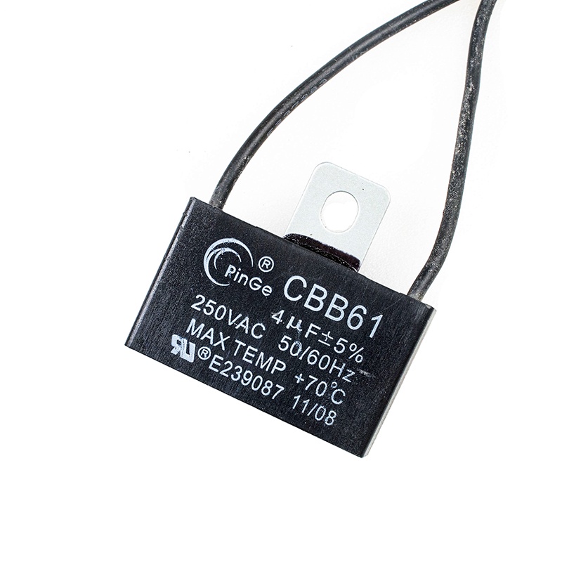 250V 4UF CBB61 Ceiling Fan Motor Running Rectangle Capacitor | Shopee ...