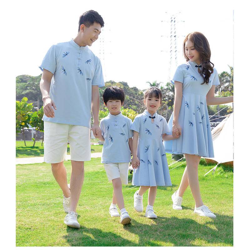 family terno,family matching outfit,Parent-child Wear Mom and Daughter ...