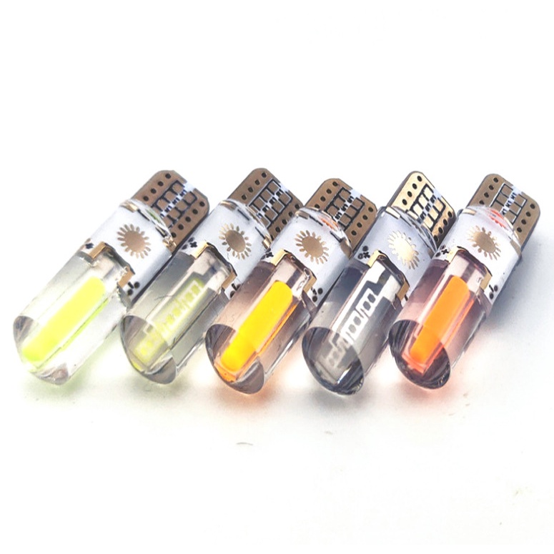 Car led driving light new T10 car bulb Sapphire silicone COB width lamp ...