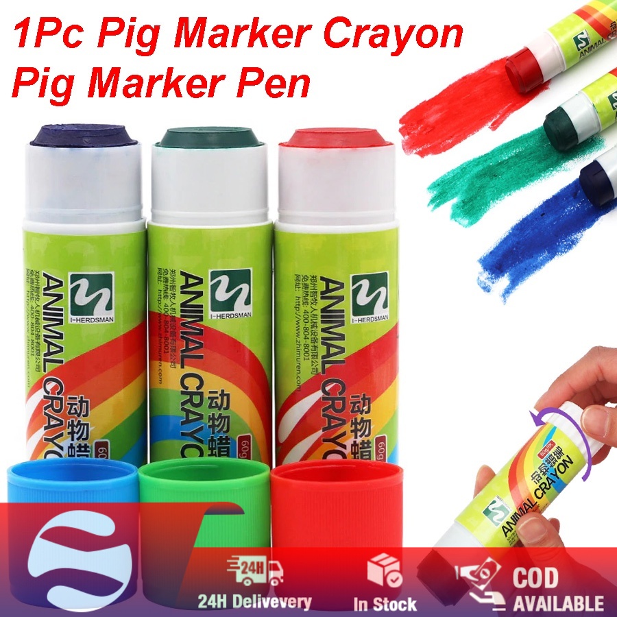 1Pc Pig Marker Crayon Pig Marker Pen Cattle And Sheep Marker Crayon ...