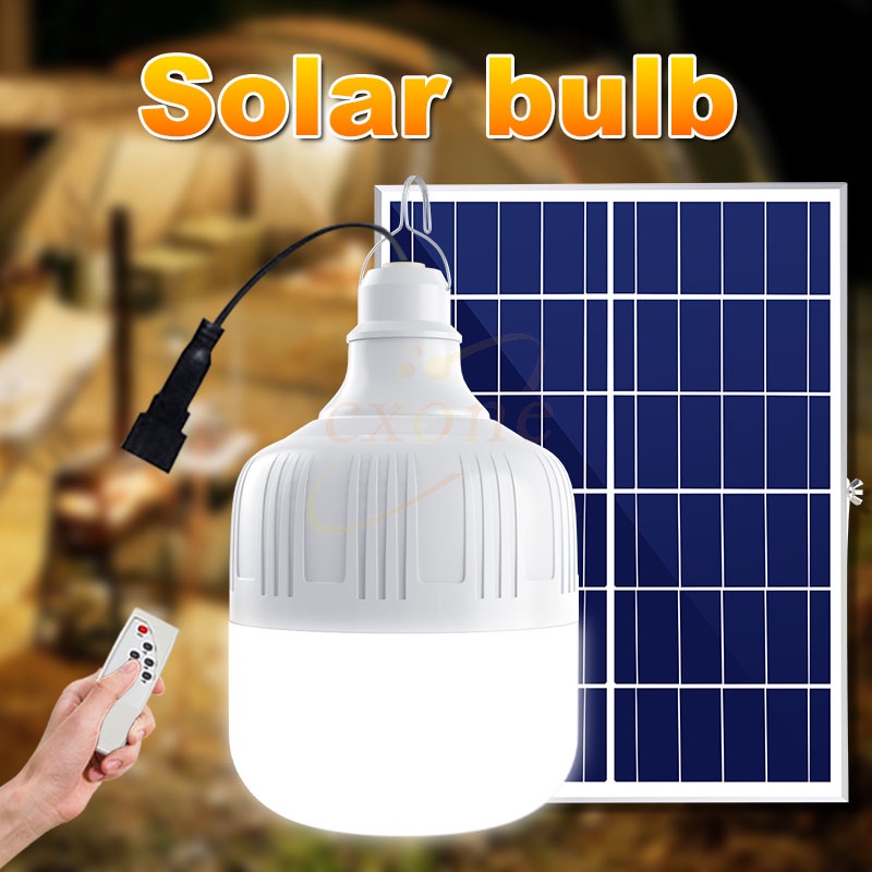 Solar Bulb Solar Lights Outdoor Waterproof Emergency Light Bulb Solar ...