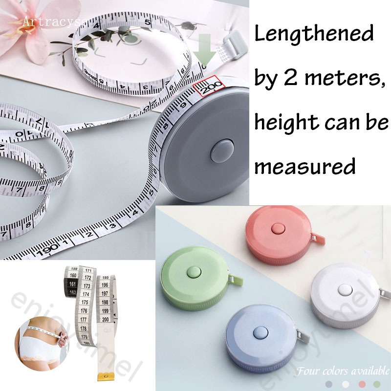 2m/79inch Soft Tape Measure Double Scale Body Sewing Flexible Ruler for ...