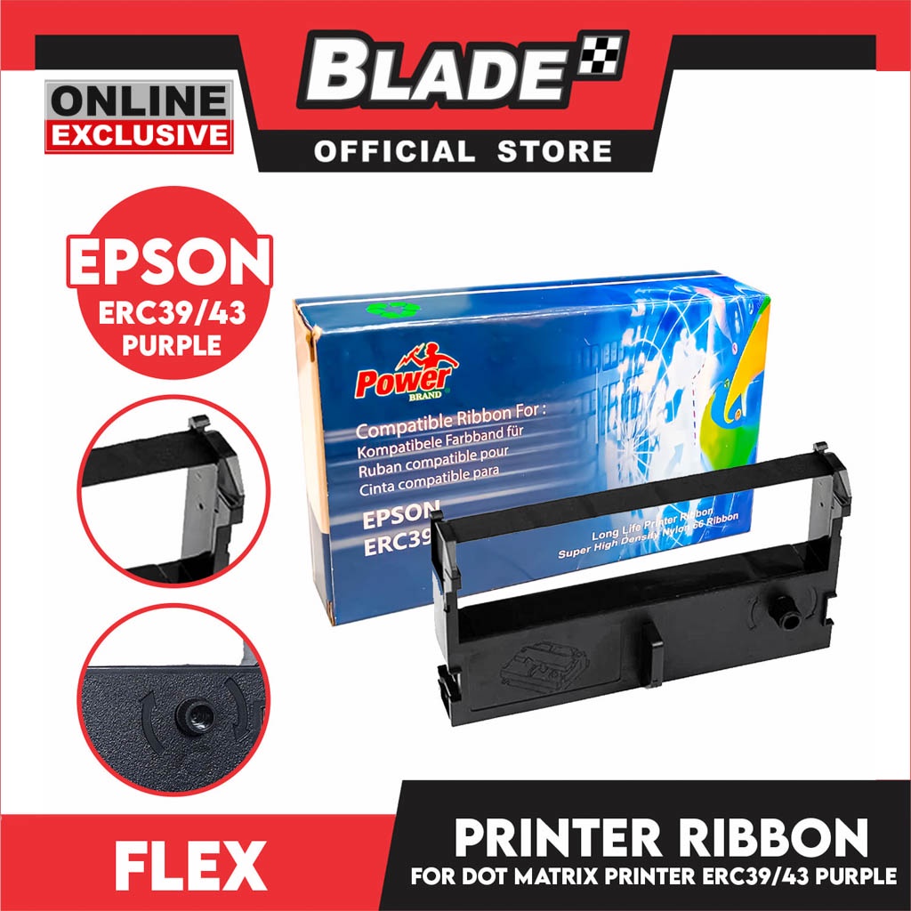 Flex Ribbon for Dot Matrix Printer ERC39/43 Purple | Shopee Philippines