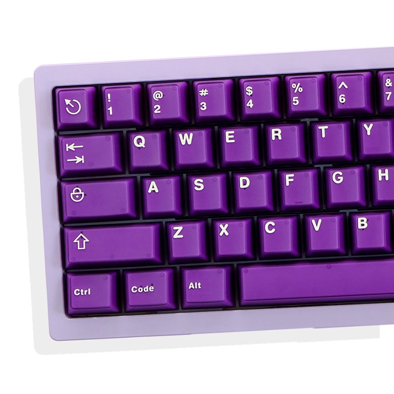 121 keys PYGA Translucence Keycaps Cherry Profilr Double shot English ...