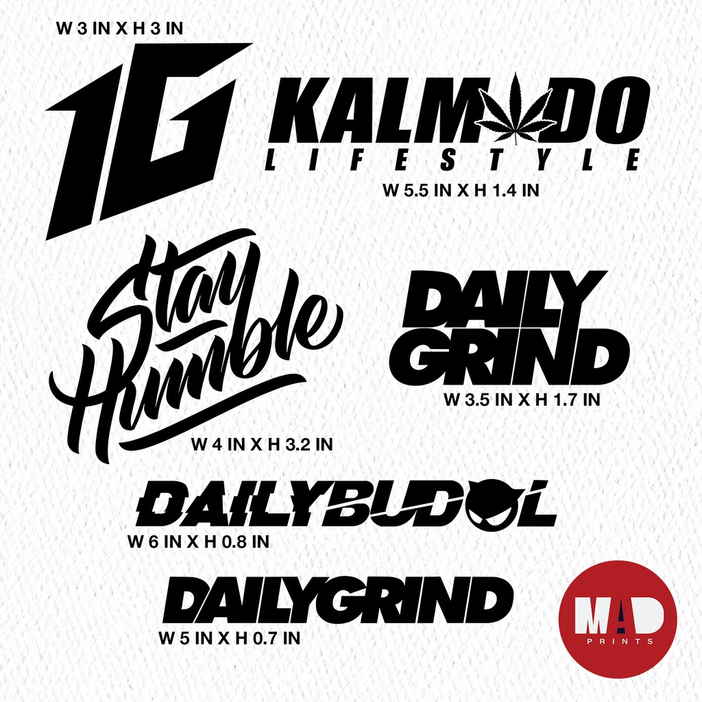 Daily Grind - 1 one Garage - Daily Budol - Kalmado - Stay Humble Car ...