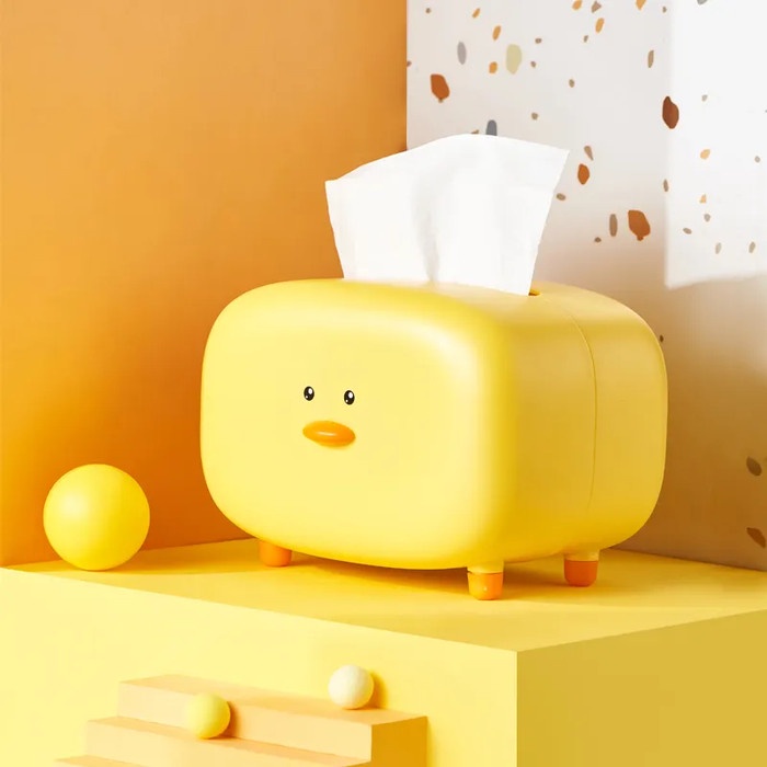 Duck TISSUE BOX TISSUE PLACE DUCK CHARACTER TISSUE BOX TISSUE CONTAINER ...