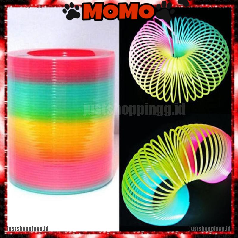 Slinky Spring Toys Spring Spiral Rainbow Rainbow Big Old School Kids ...