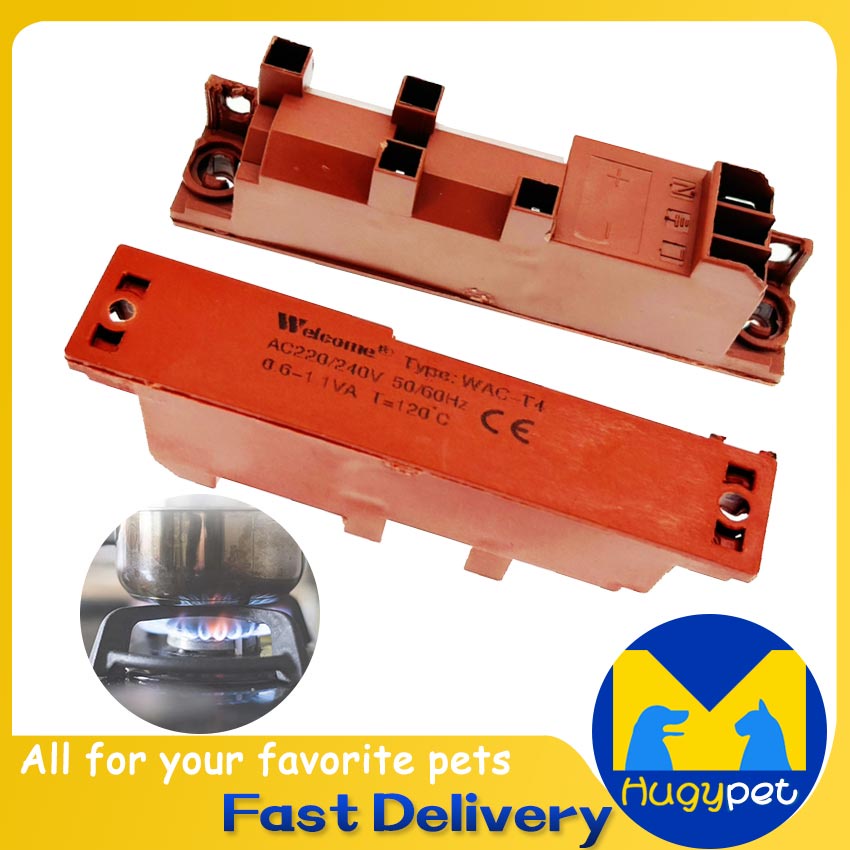 4 Holes 220V AC Pulse Igniter Gas Stove Water Heater Oven Ignition ...