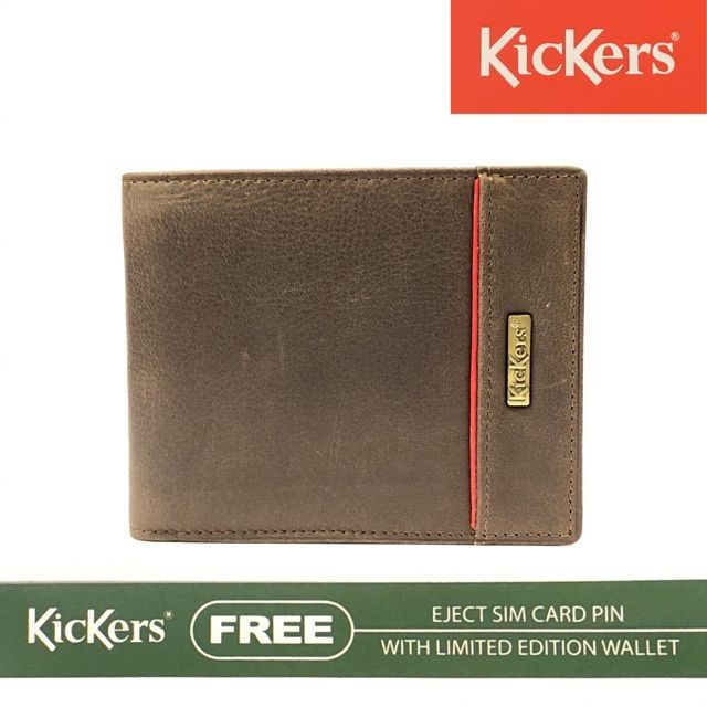 KICKERS LEATHER MEN SHORT WALLET ( KDLT-T-50971 ) | Shopee Philippines