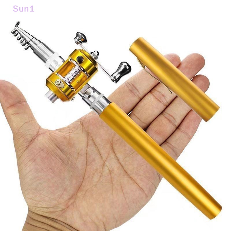 Sun1>Portable Pocket Telescopic Mini Fishing Pole Pen Shape Folded ...