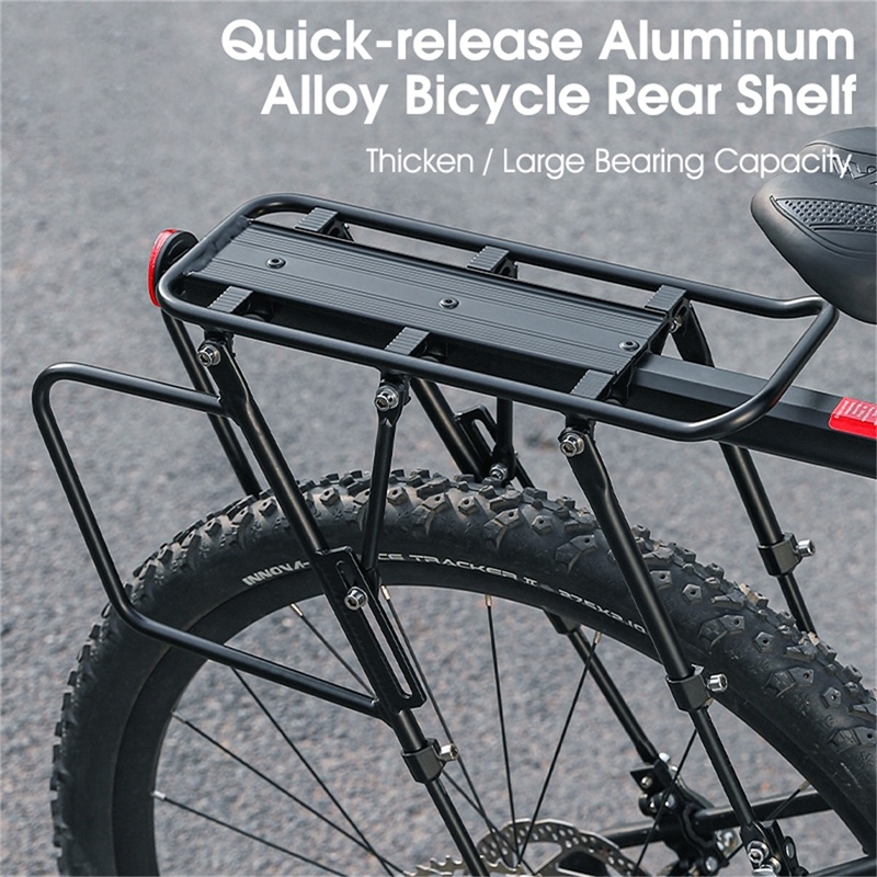 Bicycle Cargo Rack Rear Bike Rack for Back of Mountain Bike Carrier ...