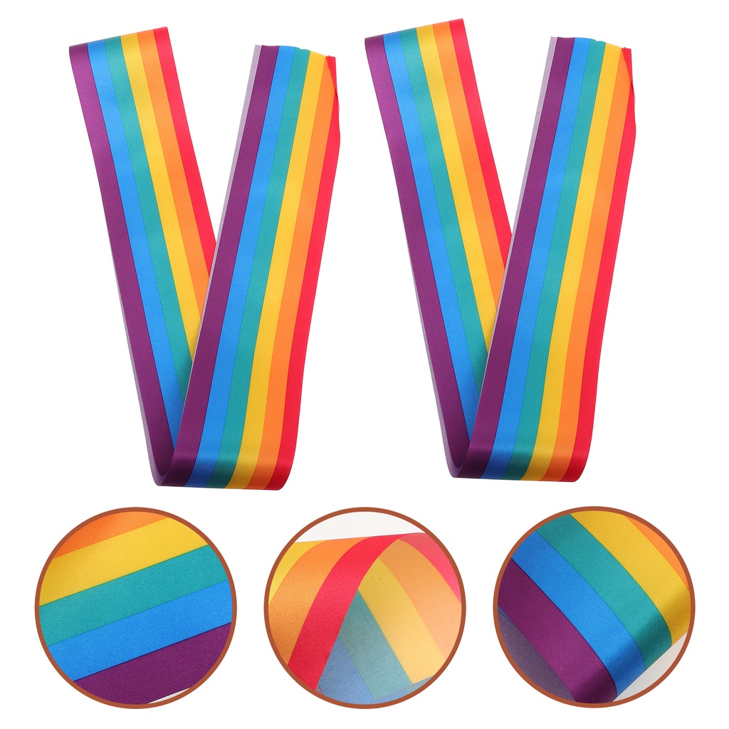 [READY STOCK] Bridal Accessories Sash Lgbt Belt Gay Pride Rainbow ...