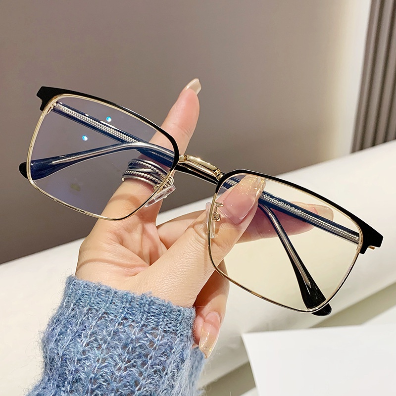 Photochromic Anti Radiation Eye Graded Glasses For Women Men ...