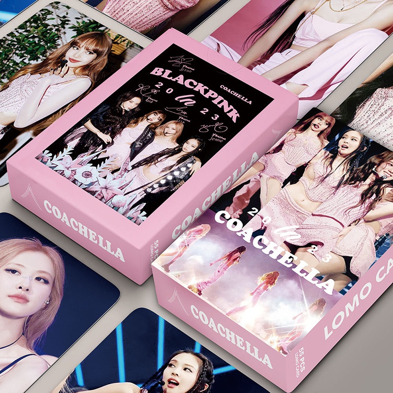 55 Pcs BLACKPINK COACHELLA Album Lomo Card Kpop Photocards Postcards ...