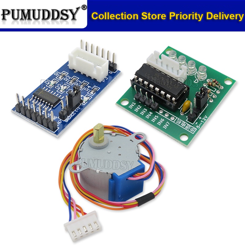 ULN2003 28BYJ-48 5V Reduction Step Motor Gear Stepper Motor 4 Phase ...