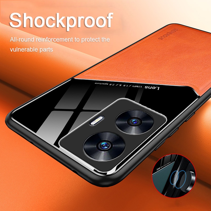 Magnetic Phone Case For Realme C55 Realme 10 9 8 Pro Plus 9i Plexiglass ...