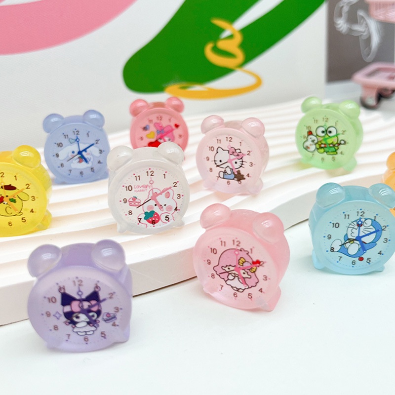 Sanrio luminous alarm clock ornament My Melody 520 Sanrio alarm clock ...