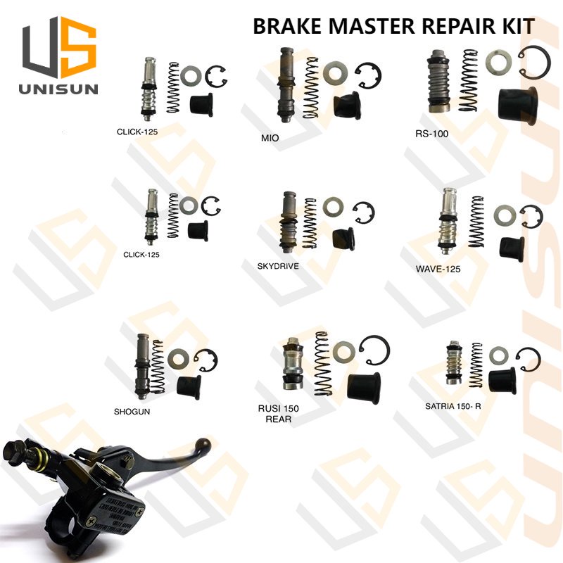 Unisun Motorcycle Brake Master Repair Kit Motorcycle Brake System ...
