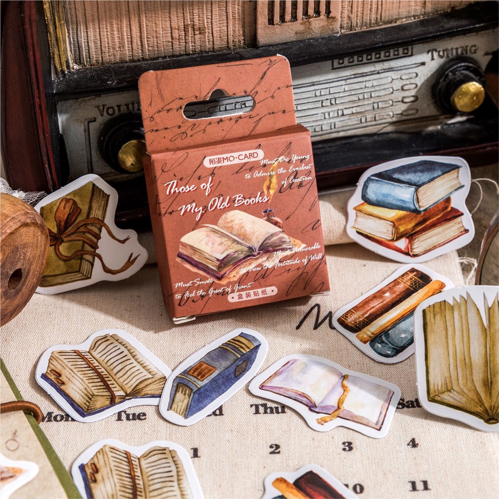 ENWEI 45 Pcs [Private Collection Series] Vintage Stationery Stickers ...