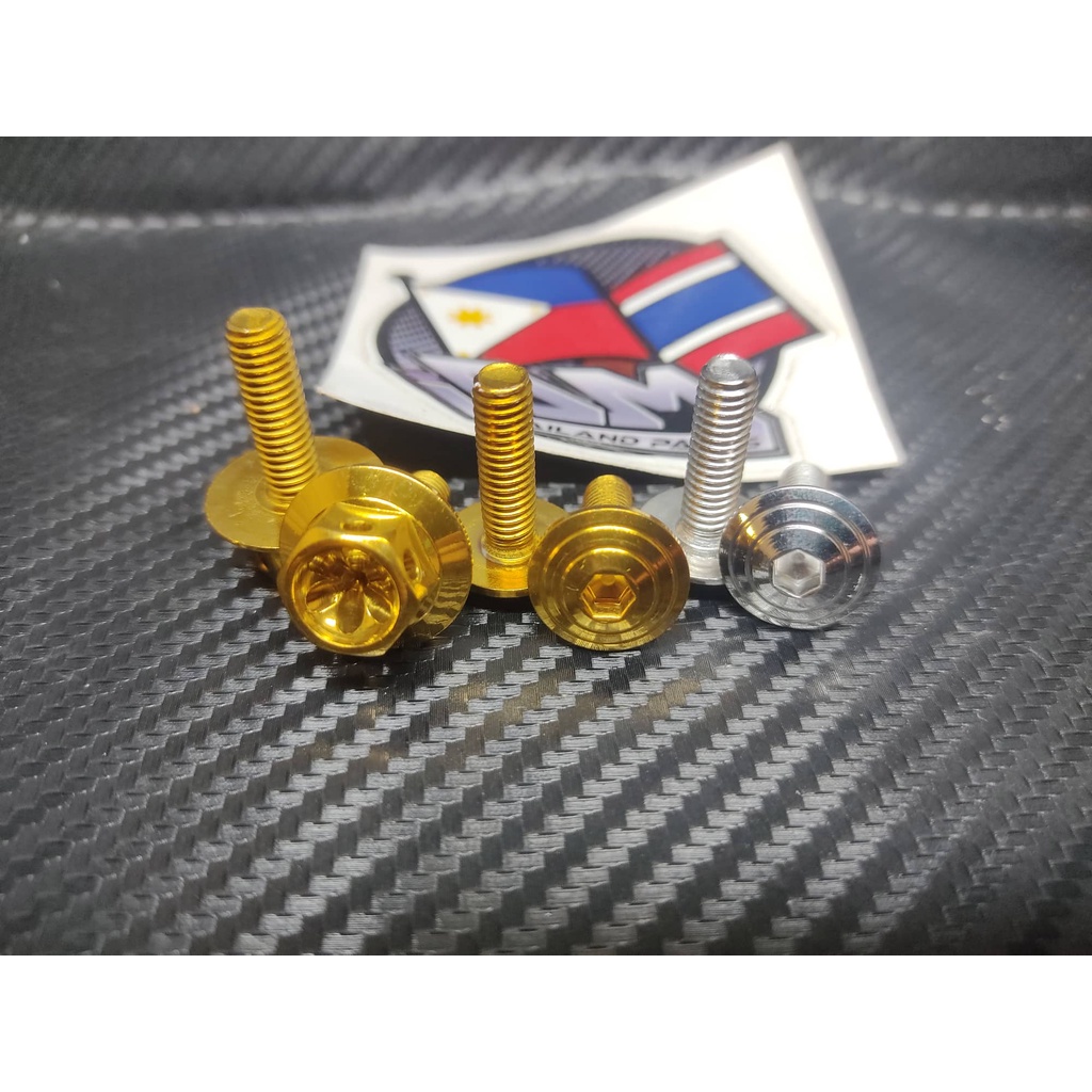 2pcs Plate number bolts / Plate bolts - HENG (universal) ( Thailand ...