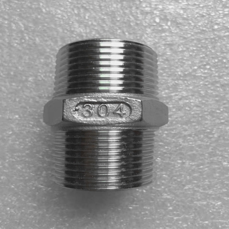 1/8" 1/4" 3/8" 1/2" 3/4" 1" 1-1/4" 1-1/2" BSP Male to Male Thread Hex Nipple Threaded Reducer ...