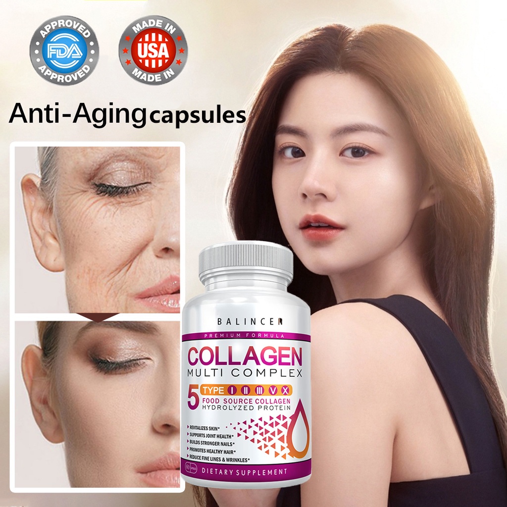 Super Collagen Skin Whitening Capsules Healthy Skin Hair Nails Joint ...