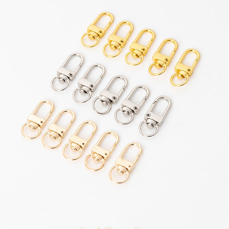 1PC Zinc Alloy DIY Handemade Keychains Key Chain for Keys Snap Hook ...