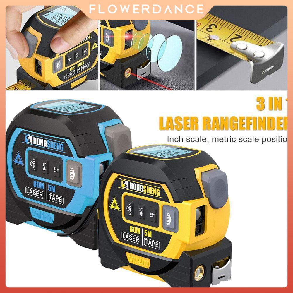 3-in-1 Infrared Laser Tape Measuring, 3 In 1 Infrared Laser Tape Measuring Instrument, Handheld ...