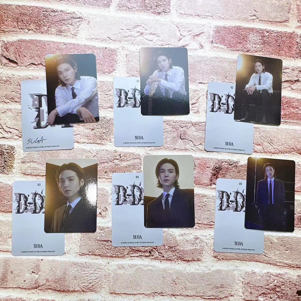 4-6pcs/set SUGA BT-S Mini Tour D-Day Agust D Photocards Lomo Cards Kpop ...
