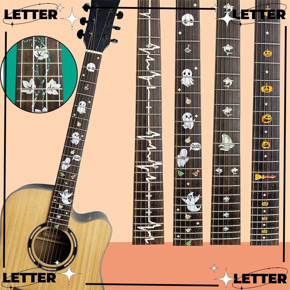 LET Fretboard Sticker New Beautiful Electric Guitar Parts Cross Inlay ...