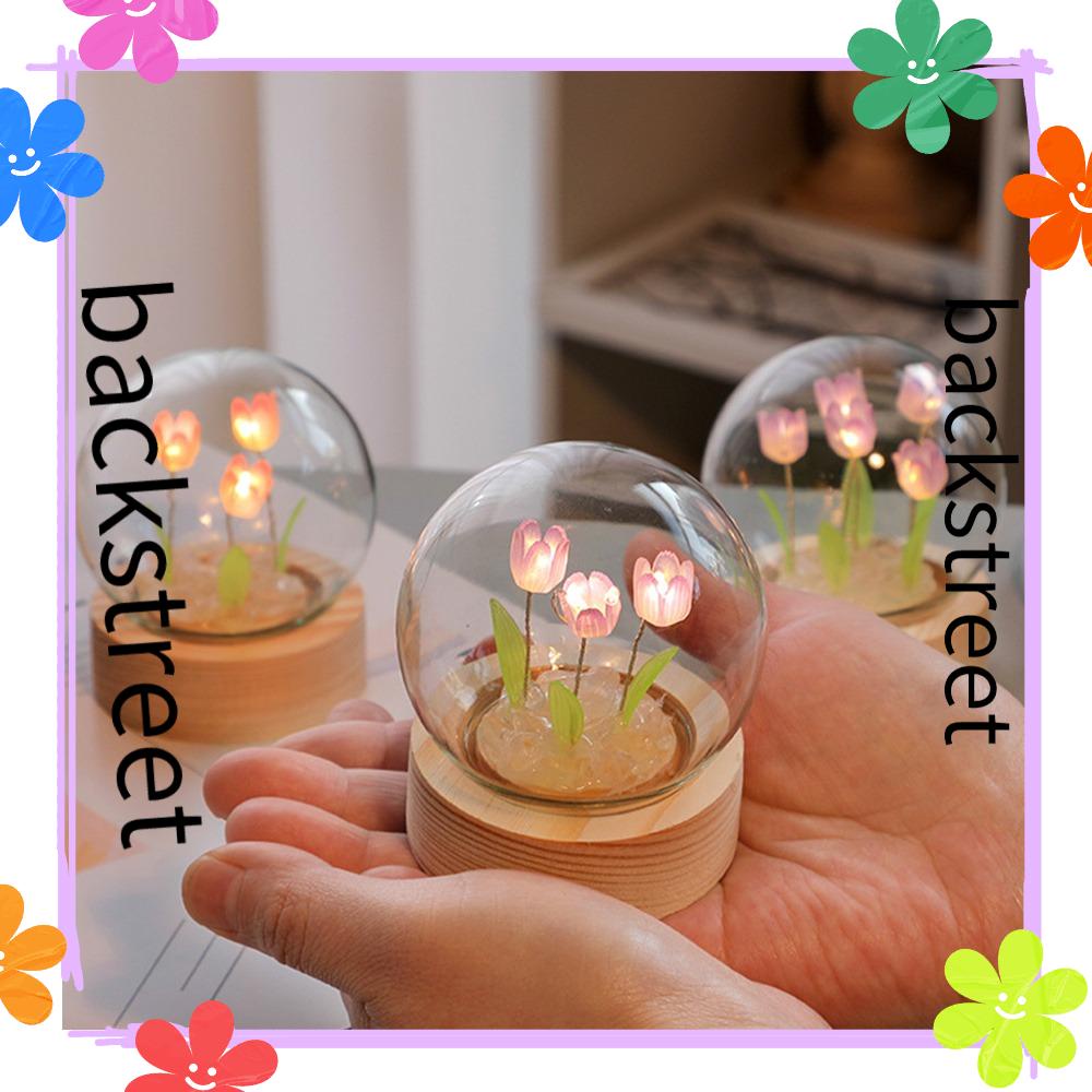 BACKSTREET Tulip Night Light Cute Girlfriend Handmade Floral Lamp ...