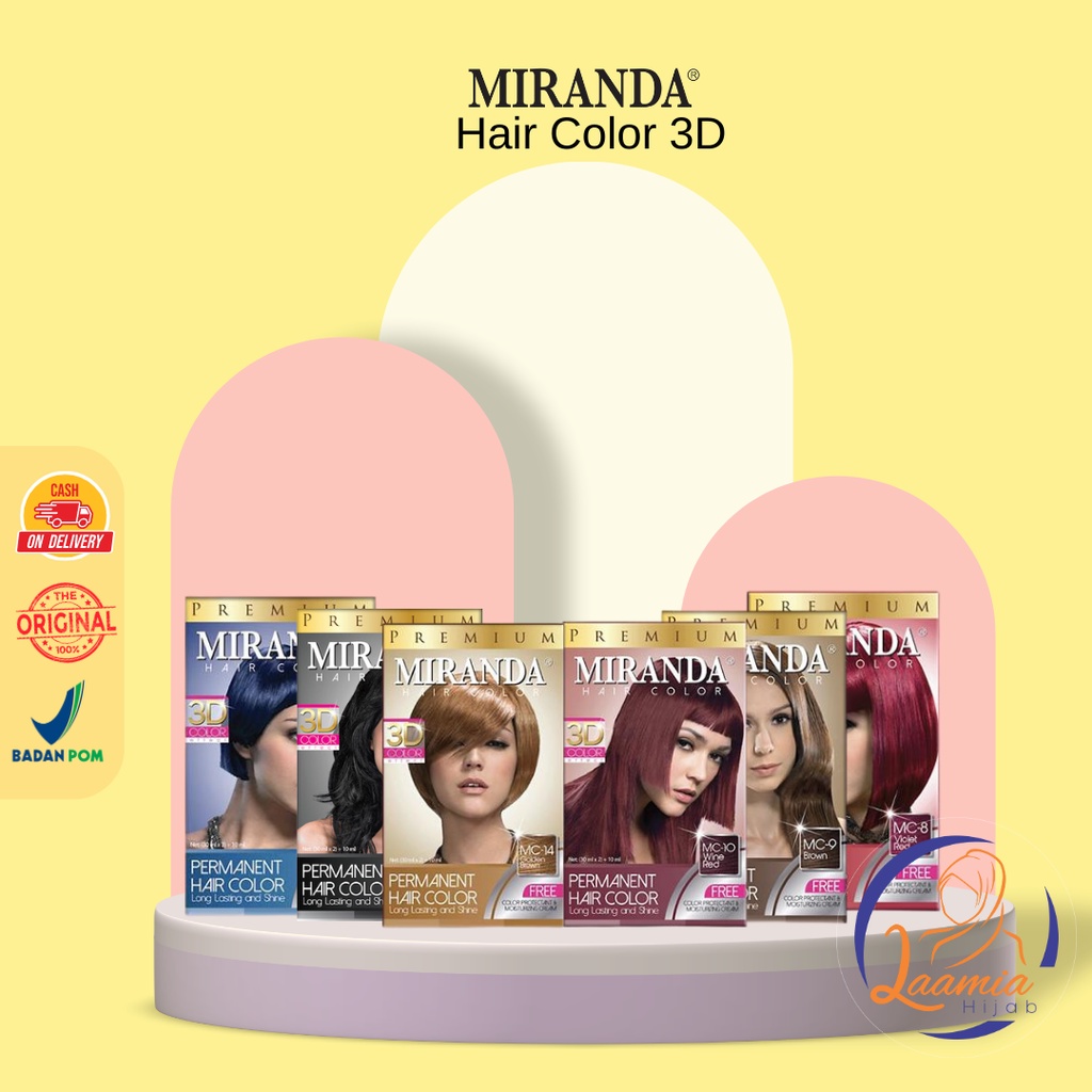 Miranda Hair Color 3D - Miranda Hair Paint 30Ml | Shopee Philippines