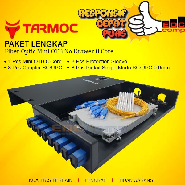 Tarmoc Fiber Optic mini OTB 8 Core SC|Complete 8C Iron FO Rosette ...