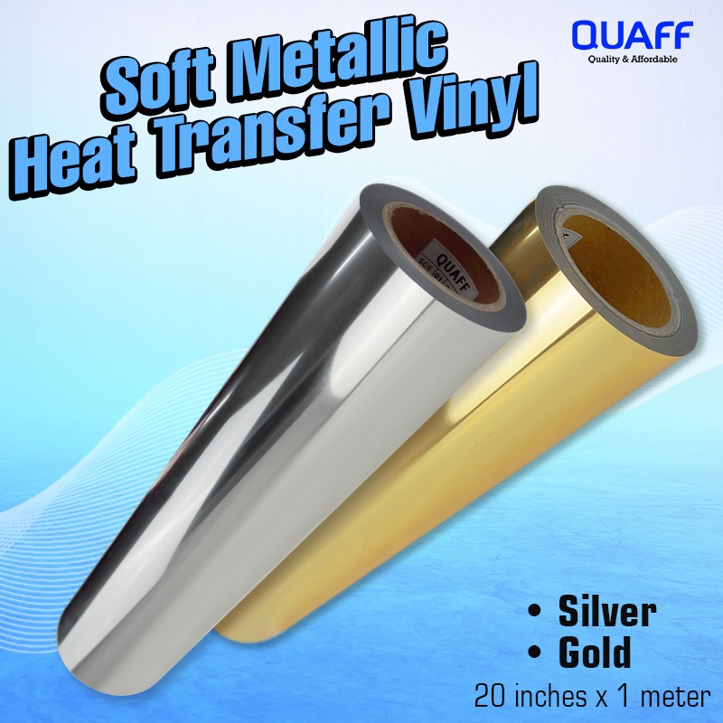 20 Inches X 1 Meter Quaff Scs Soft Metallic Cuttable Heat Transfer ...