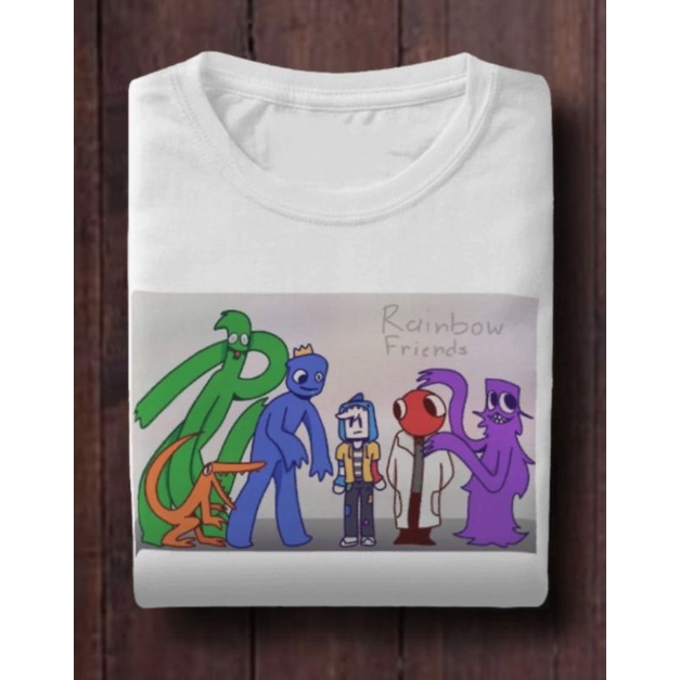 RAINBOW FRIENDS T-SHIRT FOR KIDS 1-12 YRS OLD BATCH 3 | Shopee Philippines