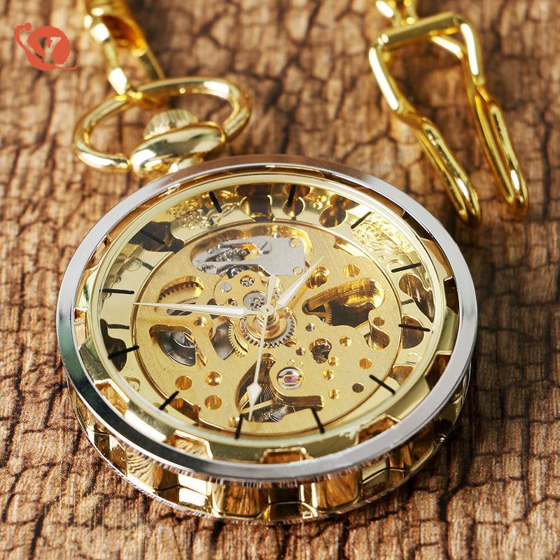 Yp. Pocket Watch High-End Pocket Watch Manual Steampunk Mechanical ...