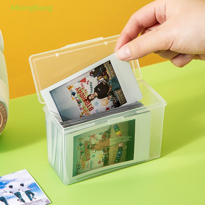 ABongBang 1PC Transparent Plastic Storage Box Photocards Small Card ...