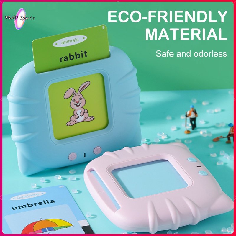 Baby Learning English Flash Cards Educational Card Reading Machine for ...