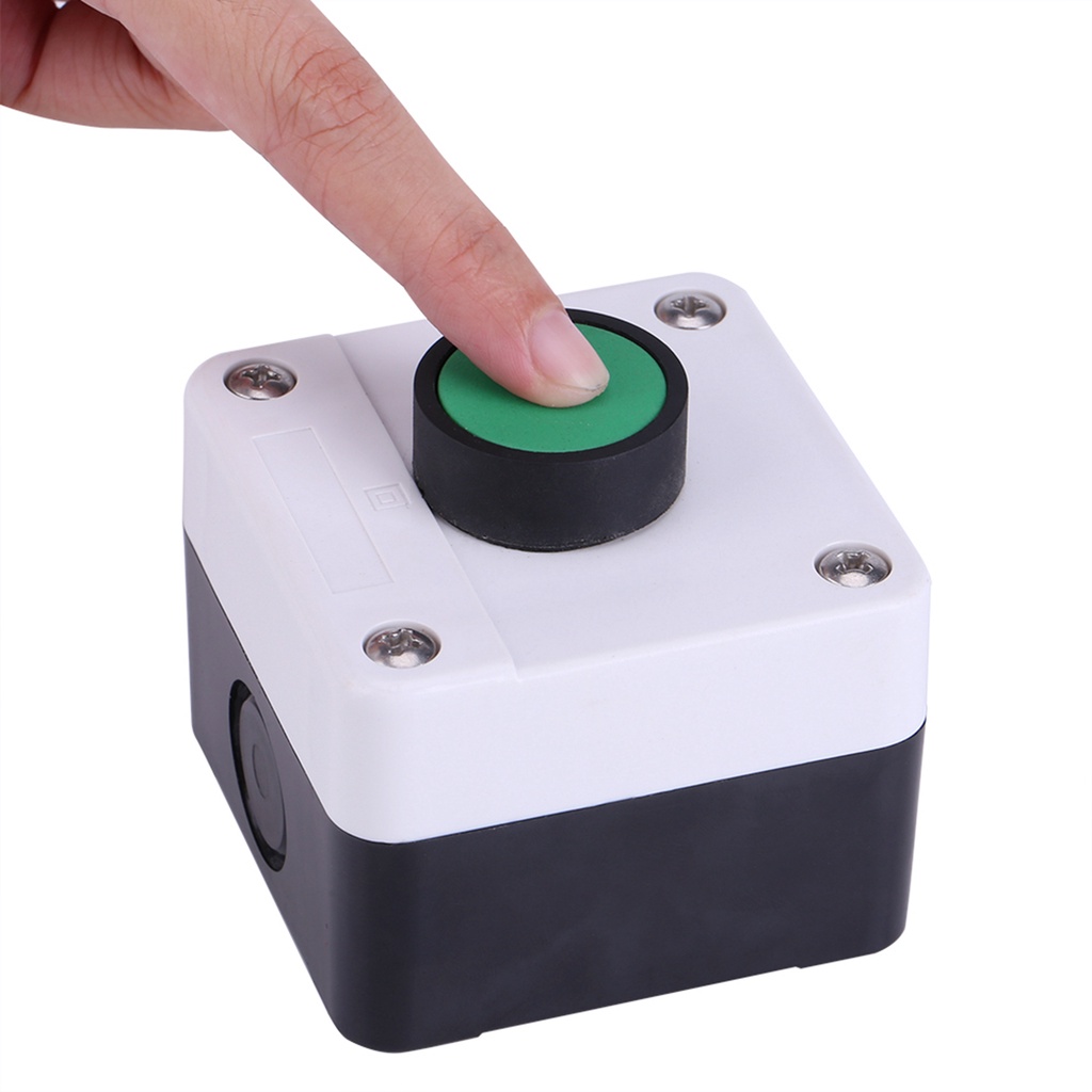 [CSS]Weatherproof Green Push Button Switch One Button Control Box For ...