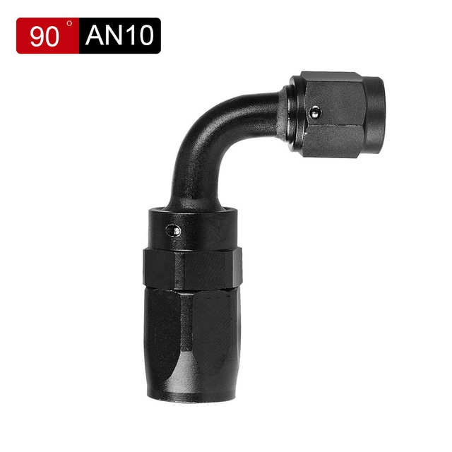 AN6 AN8 AN10 Oil Fuel Swivel Hose Anoized Aluminum Straight Elbow 0 45 ...
