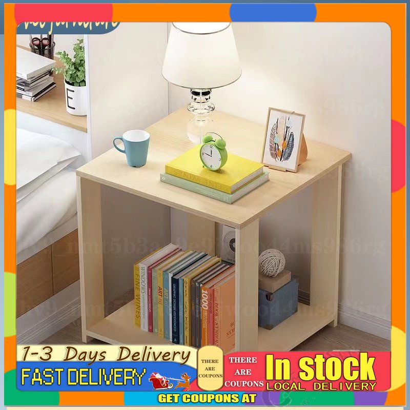 Small Square Desk Side Table Simple Bedside Table Nordic Bedroom ...