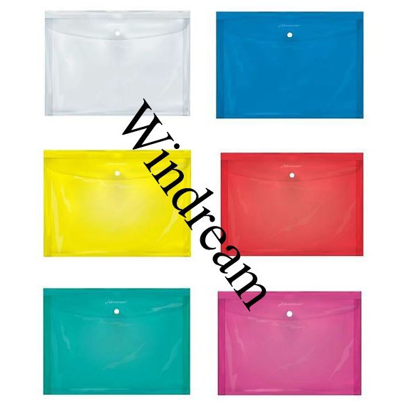 adventurer expanding plastic envelope LONG assorted color push lock ...
